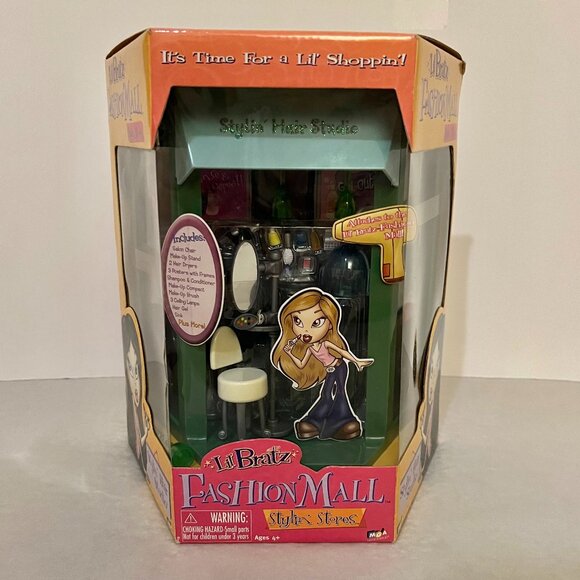 Bratz | Toys | Vintage Lil Bratz Fashion Mall Stylin Hair Studio New ...
